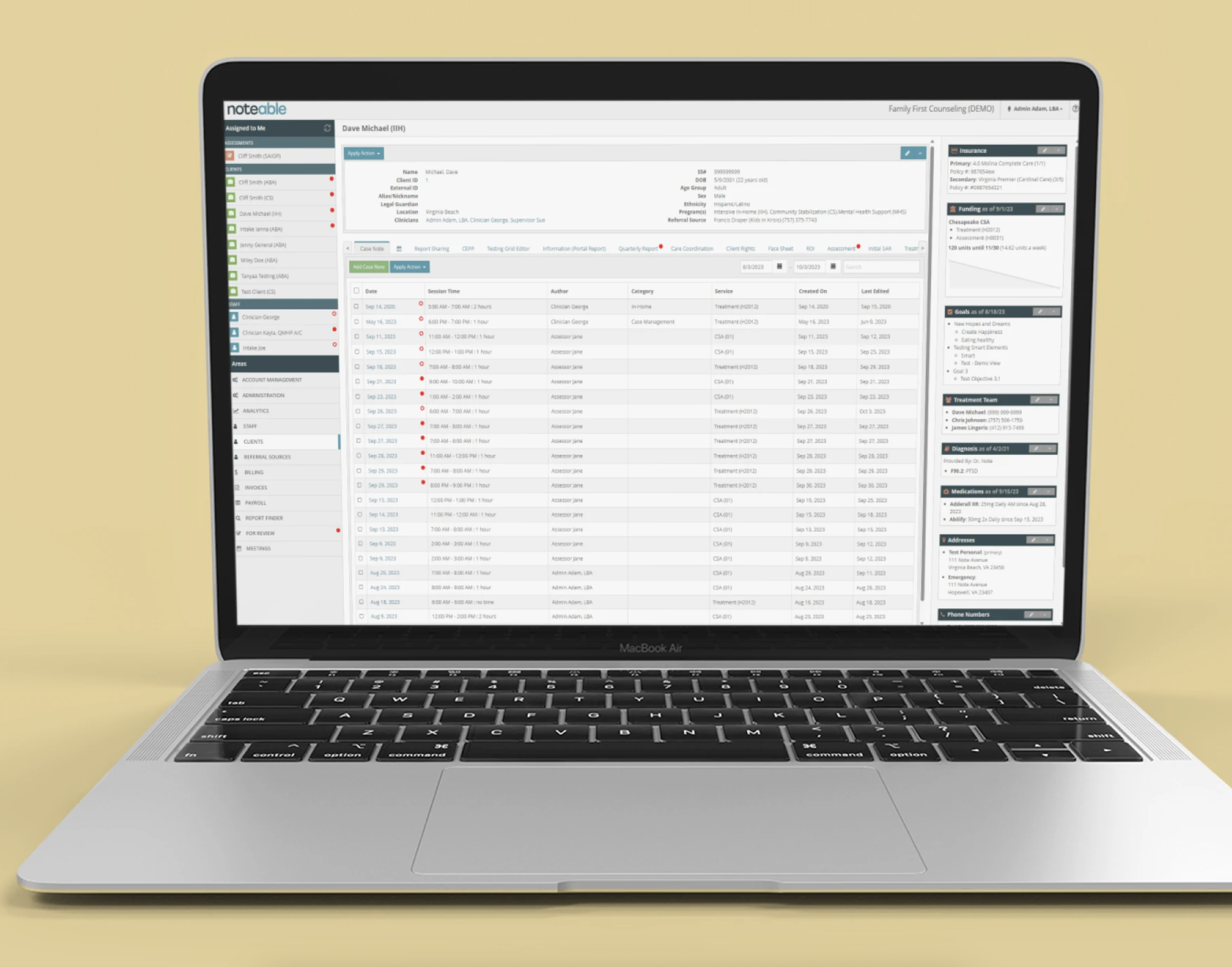 CMH — Noteable - The all-in-one practice management solution for ABA and Behavioral Health Providers
